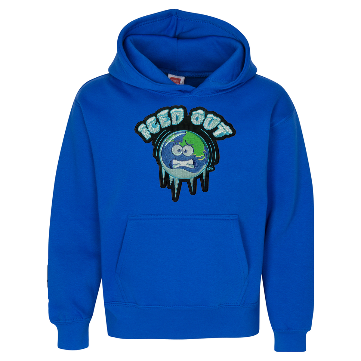 Iced Out Patch Hoodie - Royal Blue – Urban Nomad Apparel